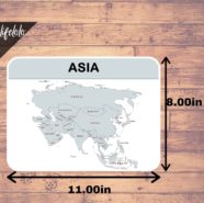 ASIA MAP - 49 Flash Cards | Homeschooling | Montessori Cards ...