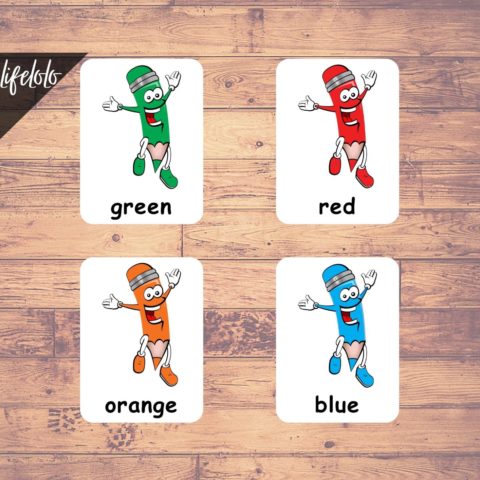 Colors Flash Cards | Homeschool Printable | Montessori | English ...