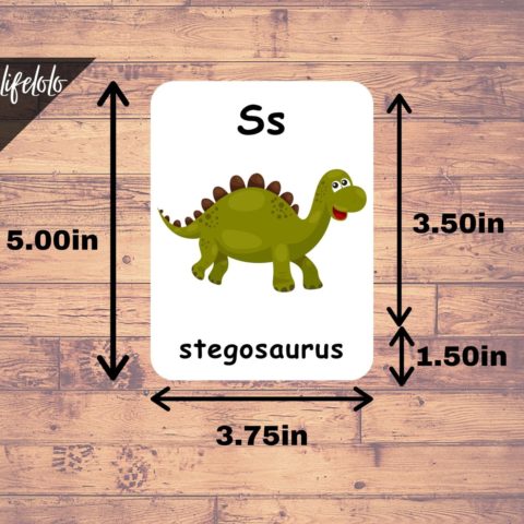 Dinosaur Alphabets - 26 Flash Cards | Homeschool | Montessori | English ...