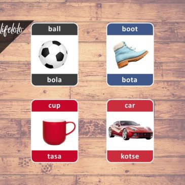 First Words FILIPINO Flash Cards | Bilingual Homeschool Printable ...